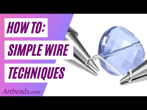 Wire Techniques: Simple Loops, Wrapped Loops, and Messy Wraps - YouTube