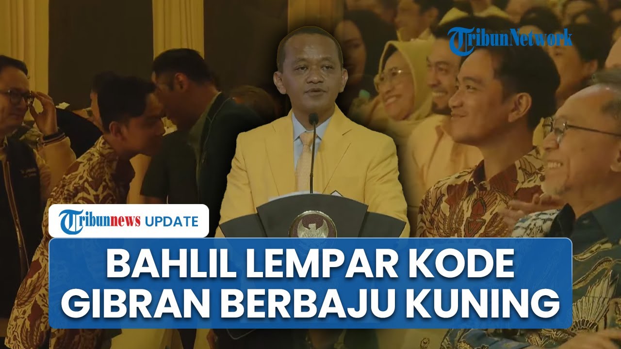 Gibran Pakai Batik saat Hadiri Munas Golkar, Bahlil: Sebentar Lagi ...