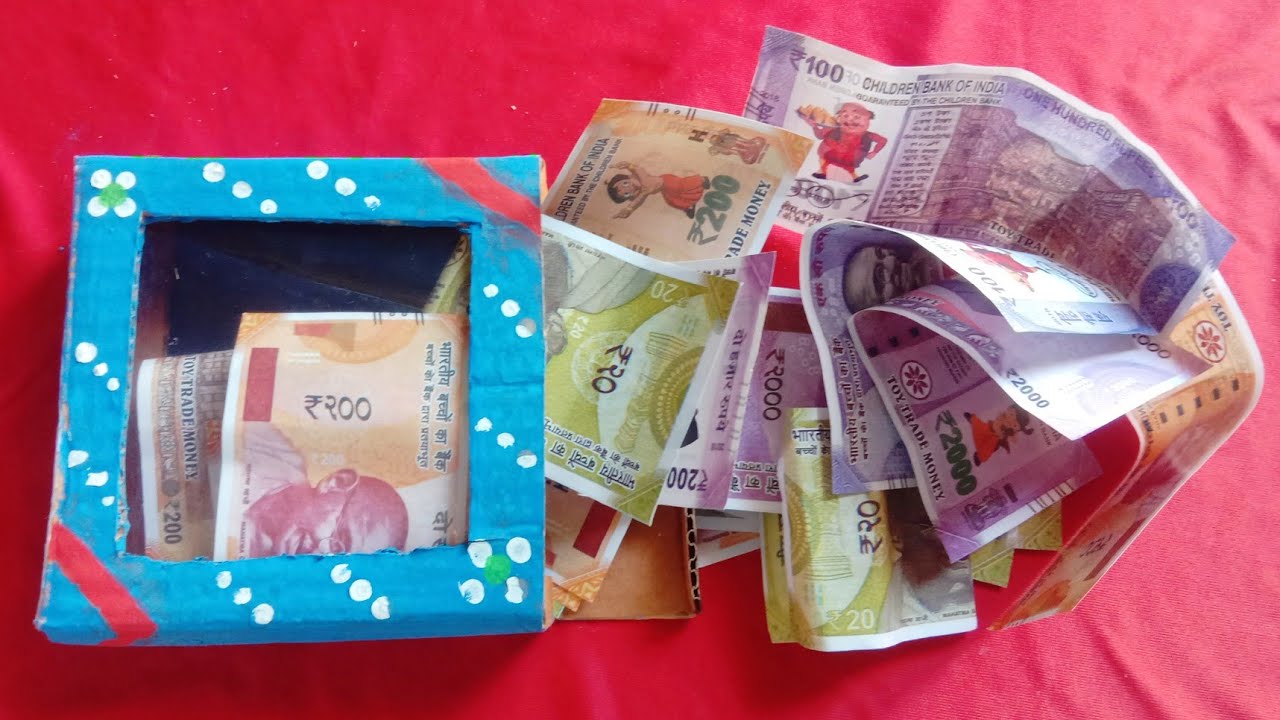 DIY || Money Bank || How to make Cardboard Piggy Bank at Home ...