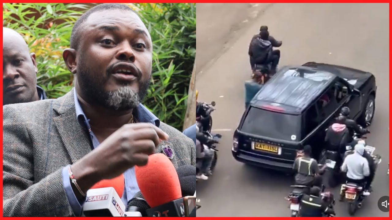 THE OWNER OF RANGEROVER SPOTTED ESCORTING HIRED GOONS IN NAIROBI CBD ...