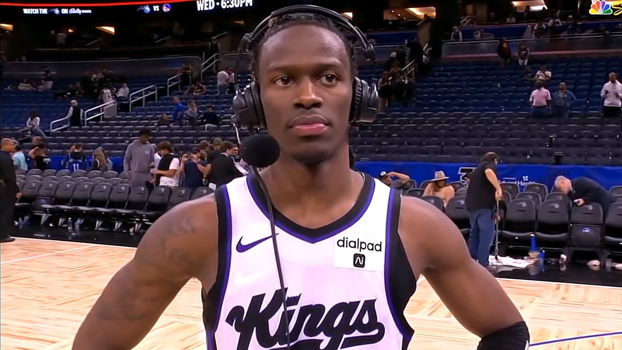 Keon Ellis PostGame Interview | Sacramento Kings vs Orlando Magic - YouTube