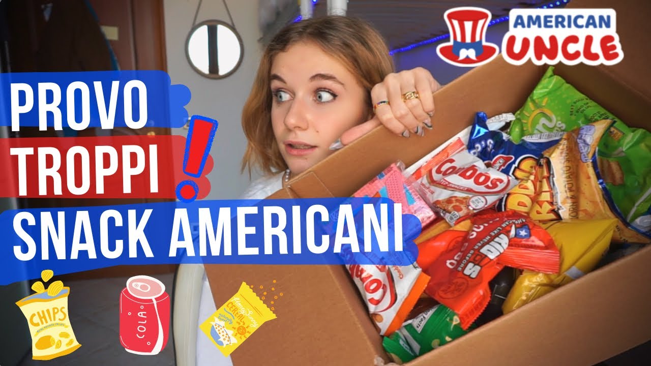 ASSAGGIO TROPPI SNACK AMERICANI🤤😱!! American Uncle!😱 ️‍🔥 - YouTube