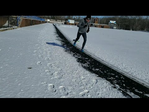 BELOW FREEZING Workout 😮 - YouTube