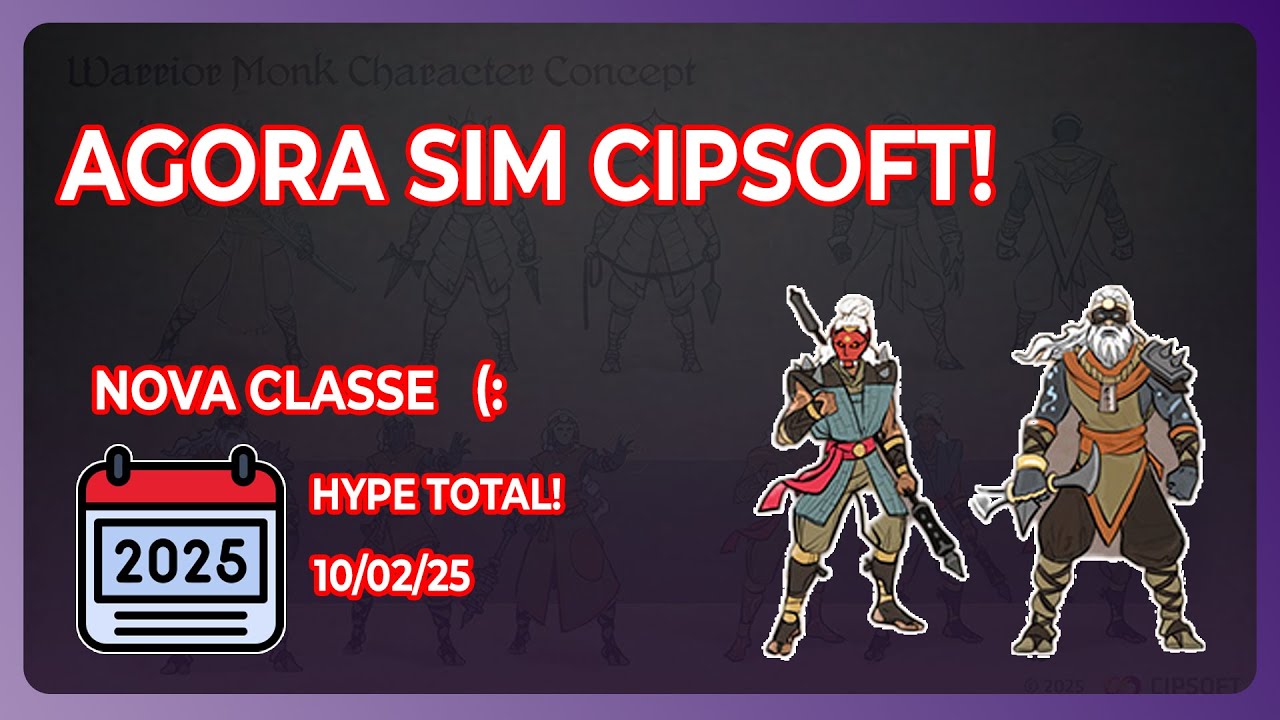 Fim do Mistério | Tibia Nova Classe | Monk | Hype - YouTube