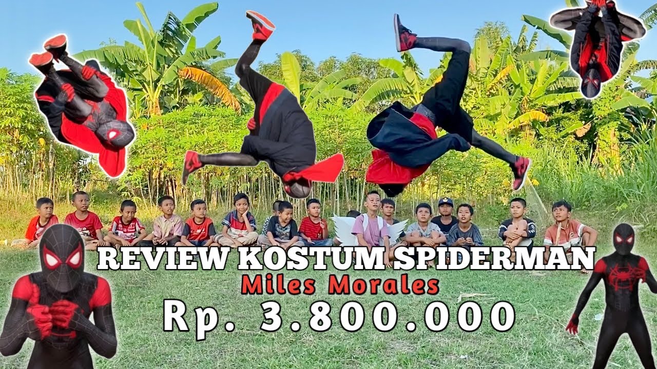 I AM SPIDERMAN!!! SAYA BELI KOSTUM SPIDERMAN MAHAL BANGET - YouTube