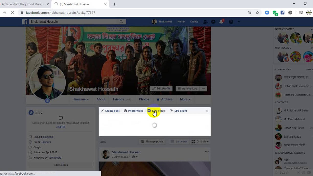 How to share your screen by Facebook live - YouTube