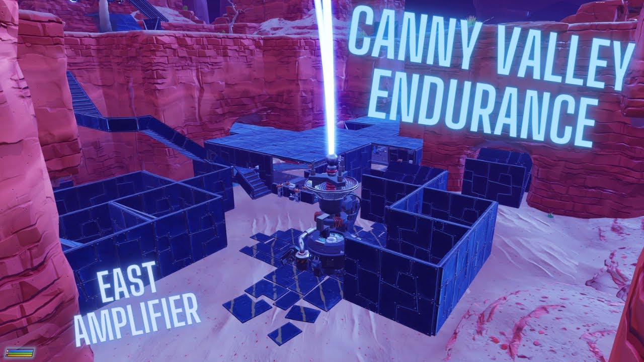 AFK Canny Valley Endurance Amplifier East (Amp A) | Fortnite STW - YouTube
