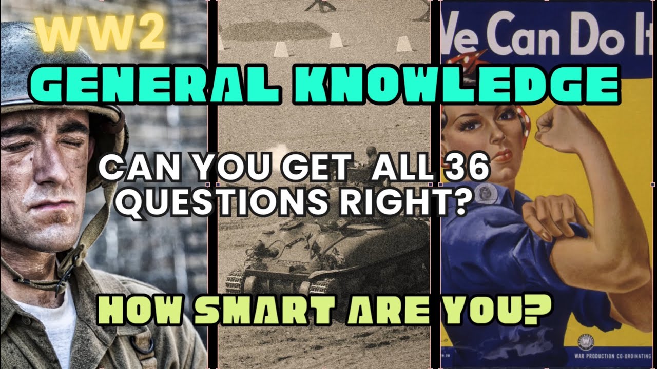 World War 2 Quiz Hard | 36 Questions | How Much Do You Know About WW2 ...