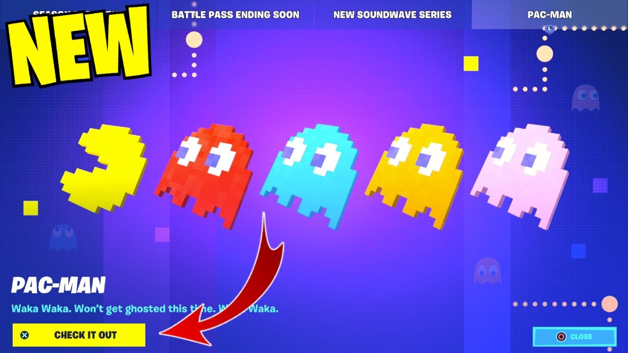 Pac Man Emote "PAC BRAINED" - YouTube