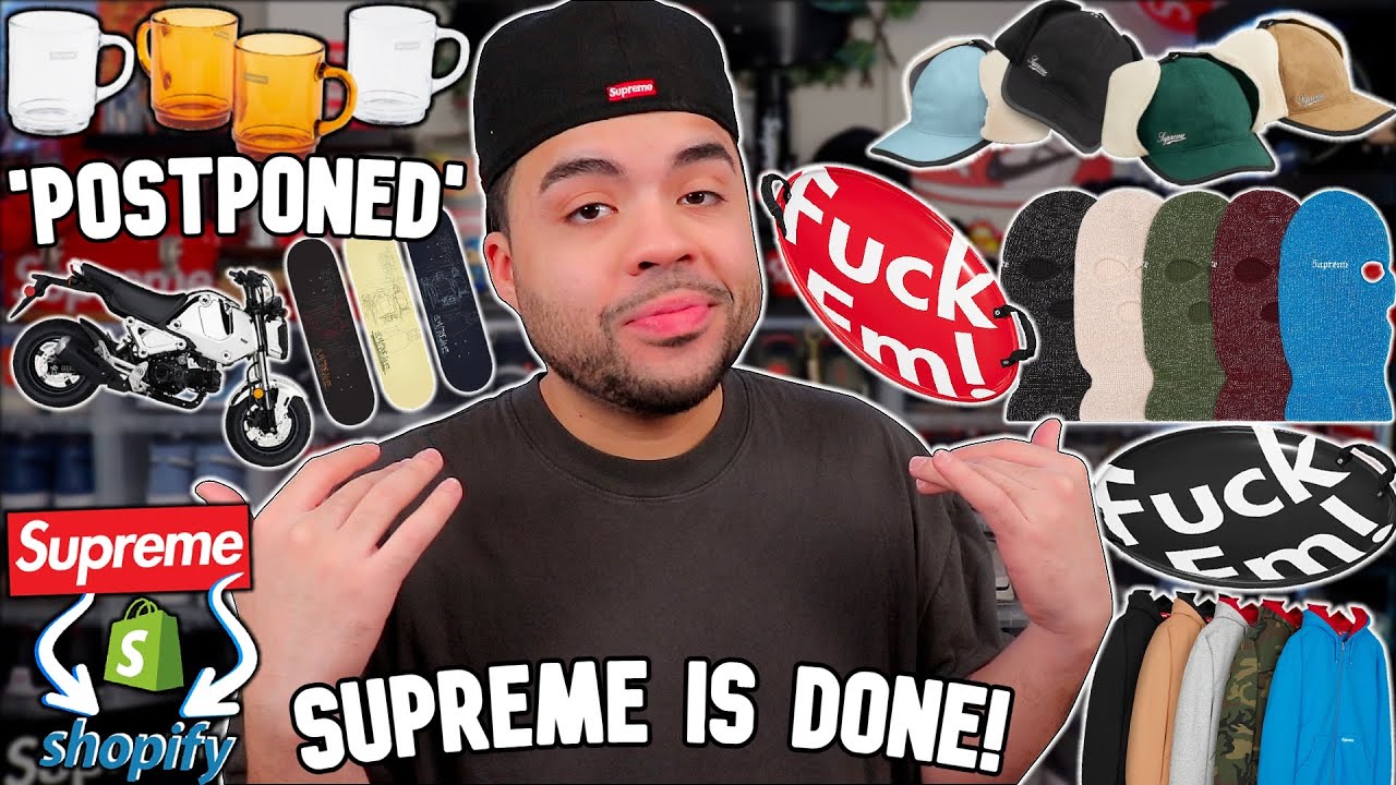 Supreme Is Over.. FW22 Week 19 Drop, What's Postponed | Shopify ...
