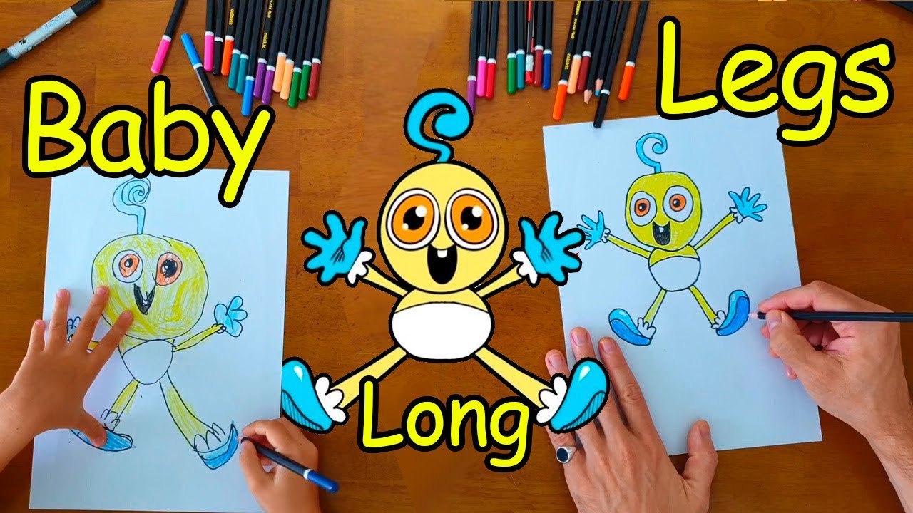 How to DRAW BABY LONG LEGS - THE BEST step-by-step LESSON - YouTube