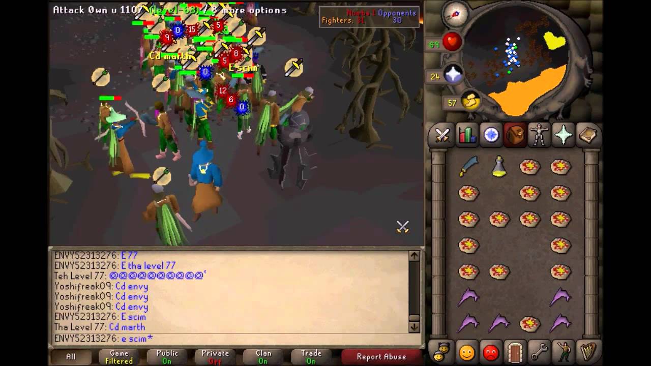 OSRS - EnVy Clan vs CD F2P Prep - YouTube