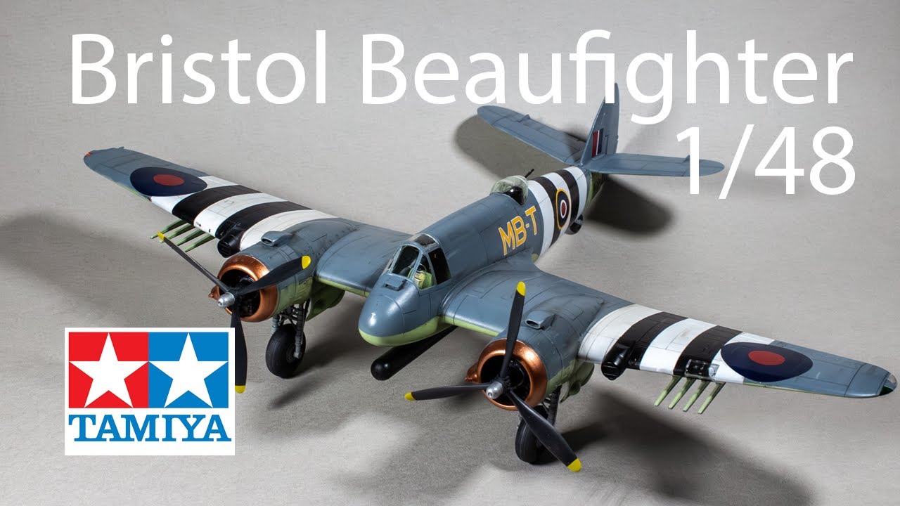 Building D-Day Bristol Beaufighter TF.Mk.X | 1/48 Model Tamiya - YouTube
