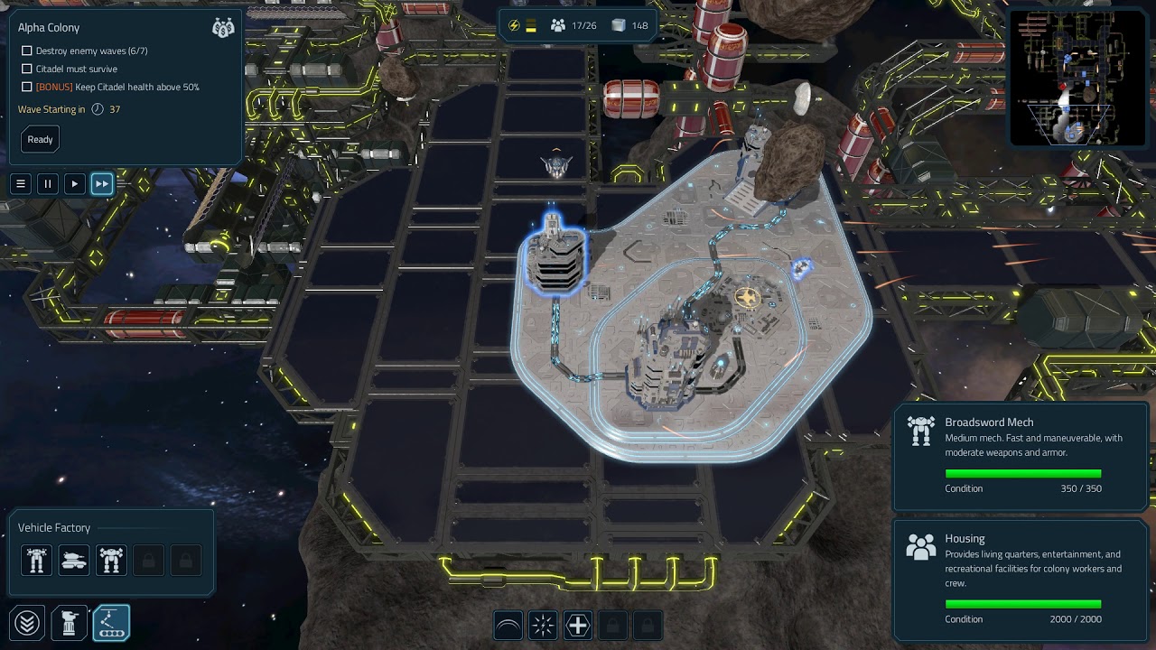 Colony Siege, RTS- Alpha Colony (Hard) - YouTube