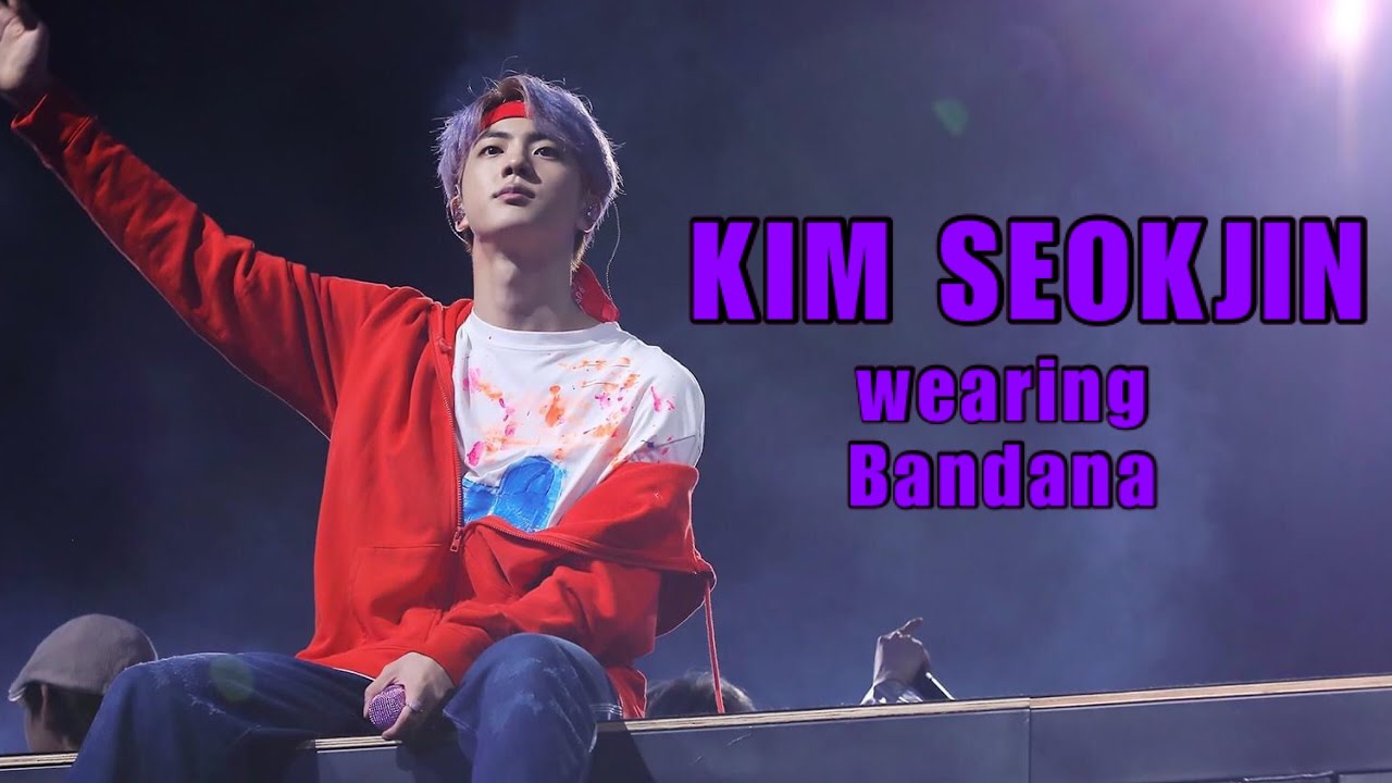 Kim Seokjin Wearing Bandana - YouTube