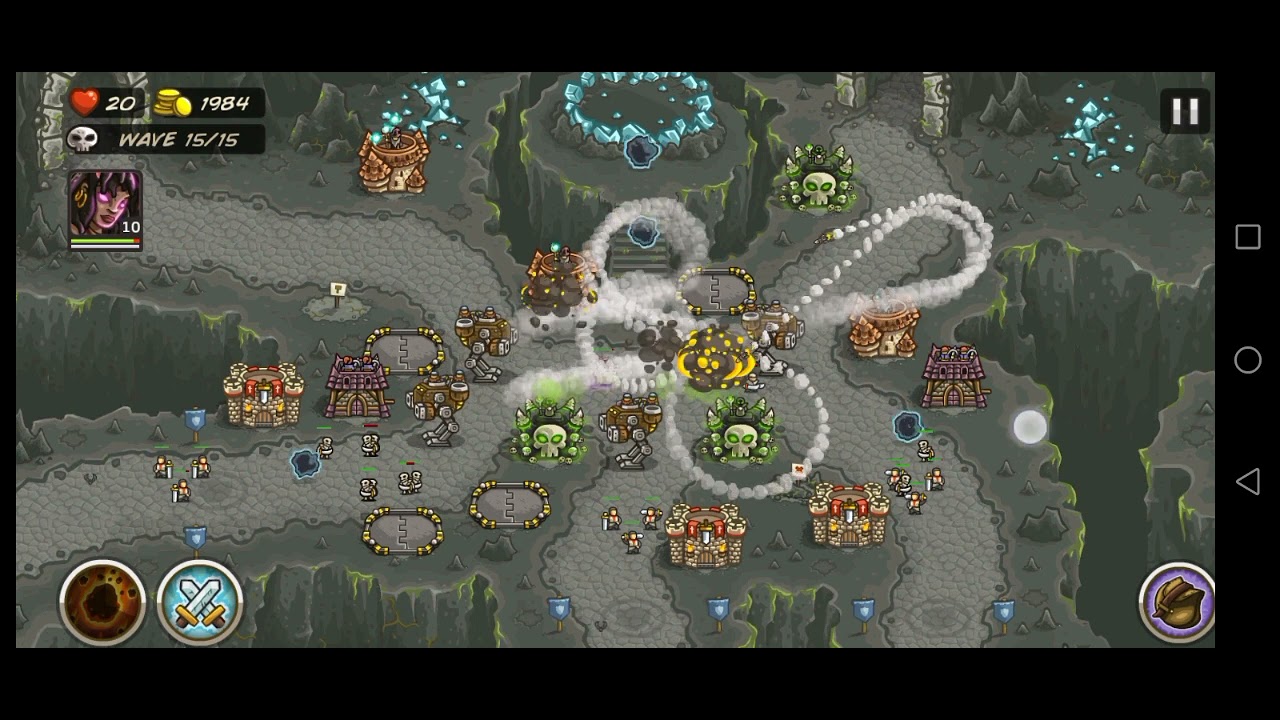 Kingdom rush frontlines Umbra boss battle. - YouTube