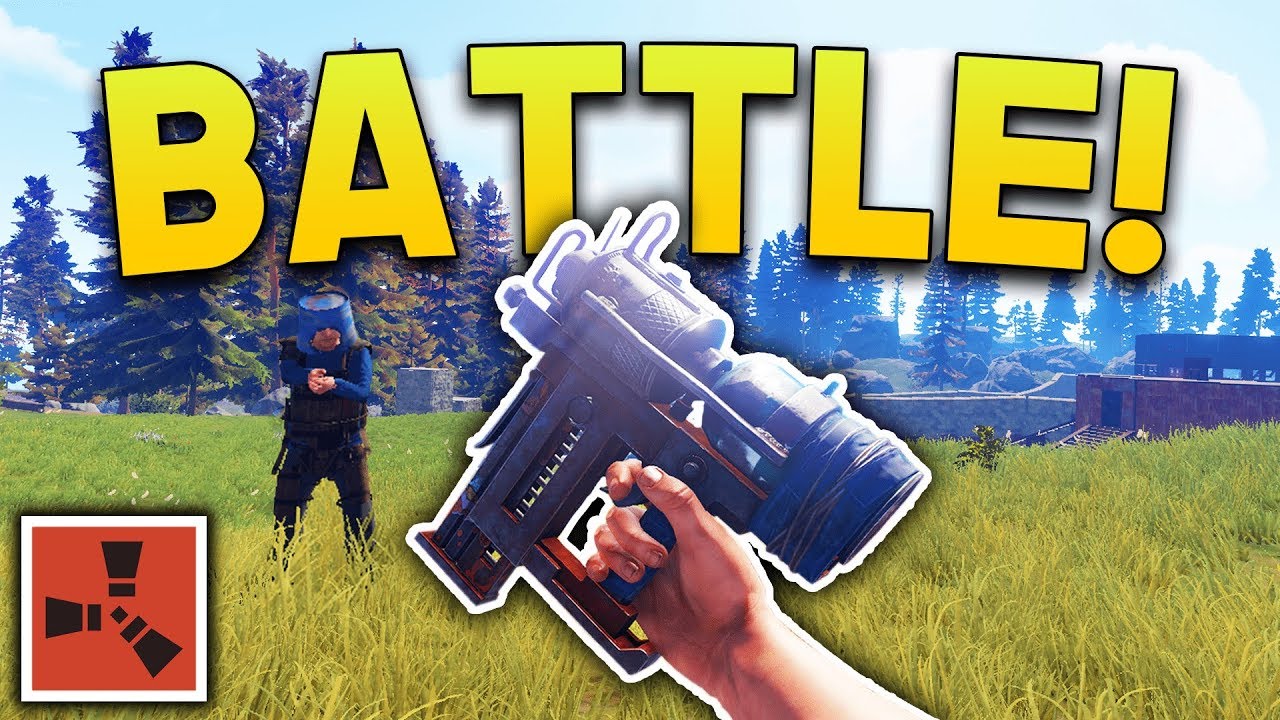 NAILGUN BATTLE! | Rust SOLO Gameplay #6 | S4 - YouTube