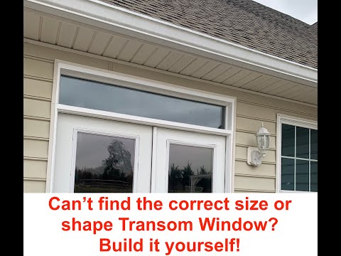 How To Build Your Own Transom Windows Exterior