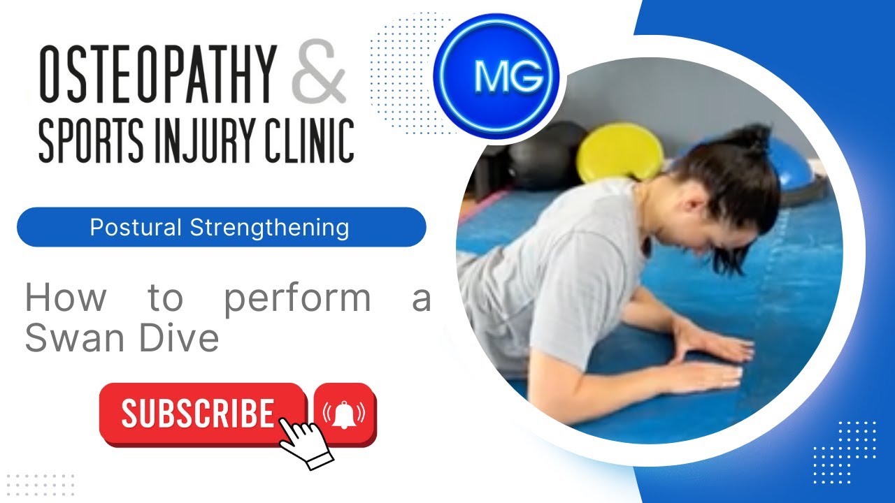 How To Do A Swan Dive (postural strengthening) - Strong Upper Back ...
