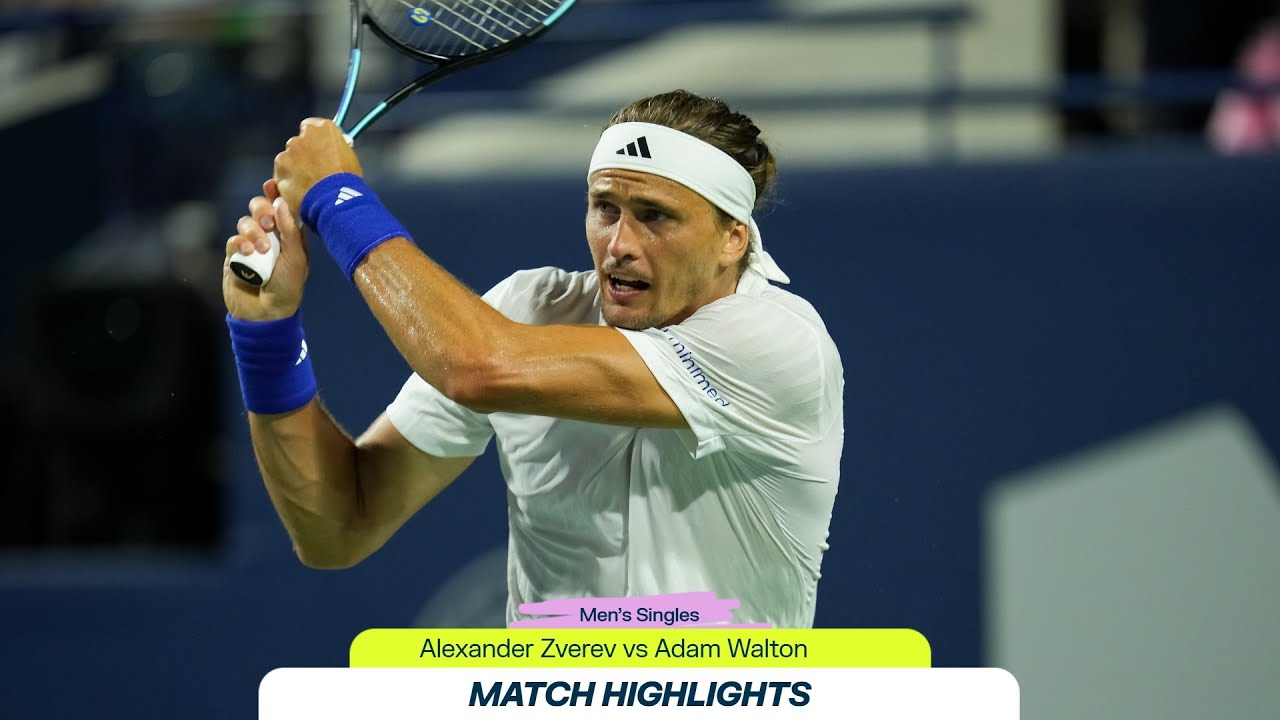 ZVEREV VS WALTON | NATIONAL BANK OPEN - TORONTO | ROUND 2 - YouTube