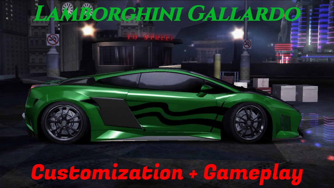 NFS CARBON | Lamborghini Gallardo | Customization & Gameplay| Hard ...