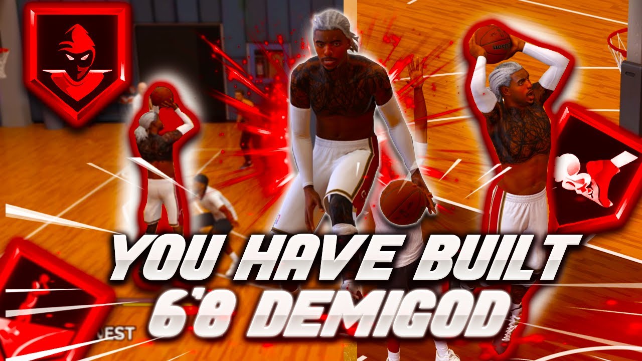 *NEW* BEST 6’8 DEMIGOD BUILD in NBA2K25! BEST ISO POINT FORWARD BUILD ...