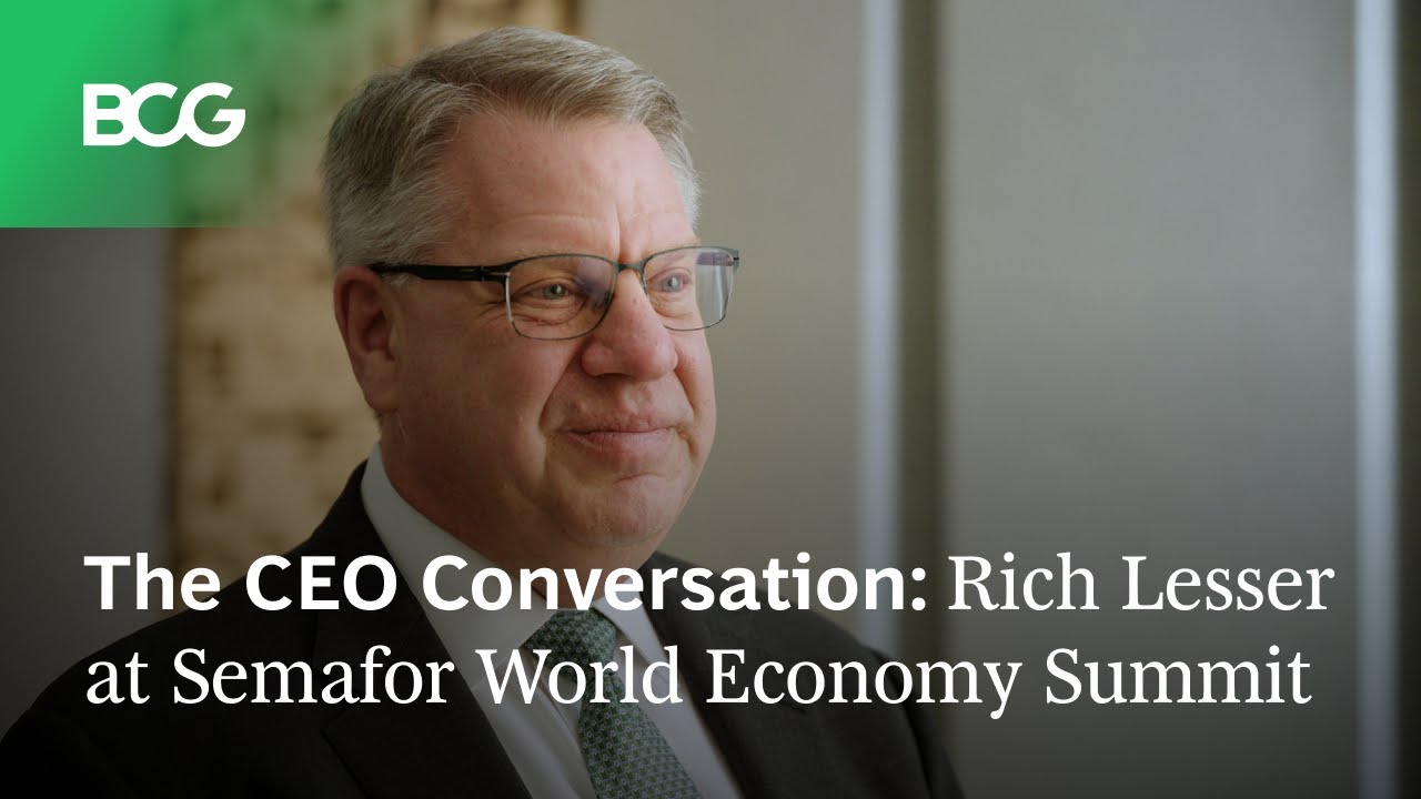 The CEO Conversation: Rich Lesser, BCG's Global Chair at Semafor World ...