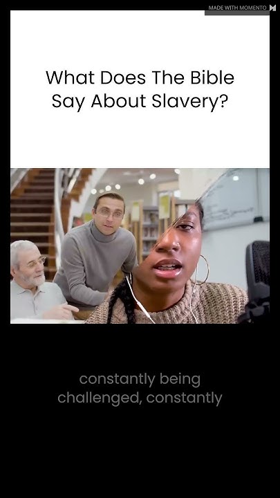 Does The Bible Condone Slavery? #shorts - YouTube