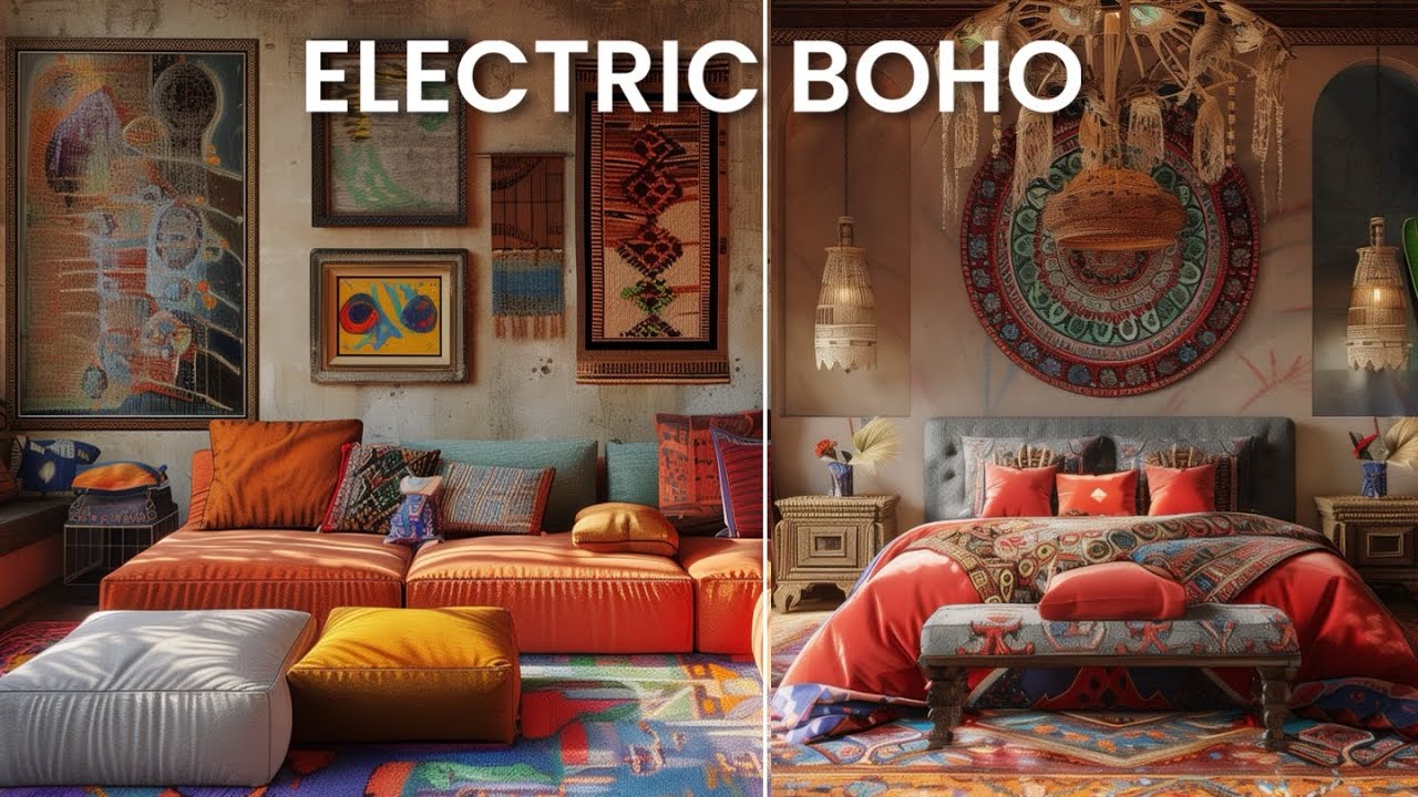 Transform Your Space: Electric Boho Style Interior Design Inspiration ...