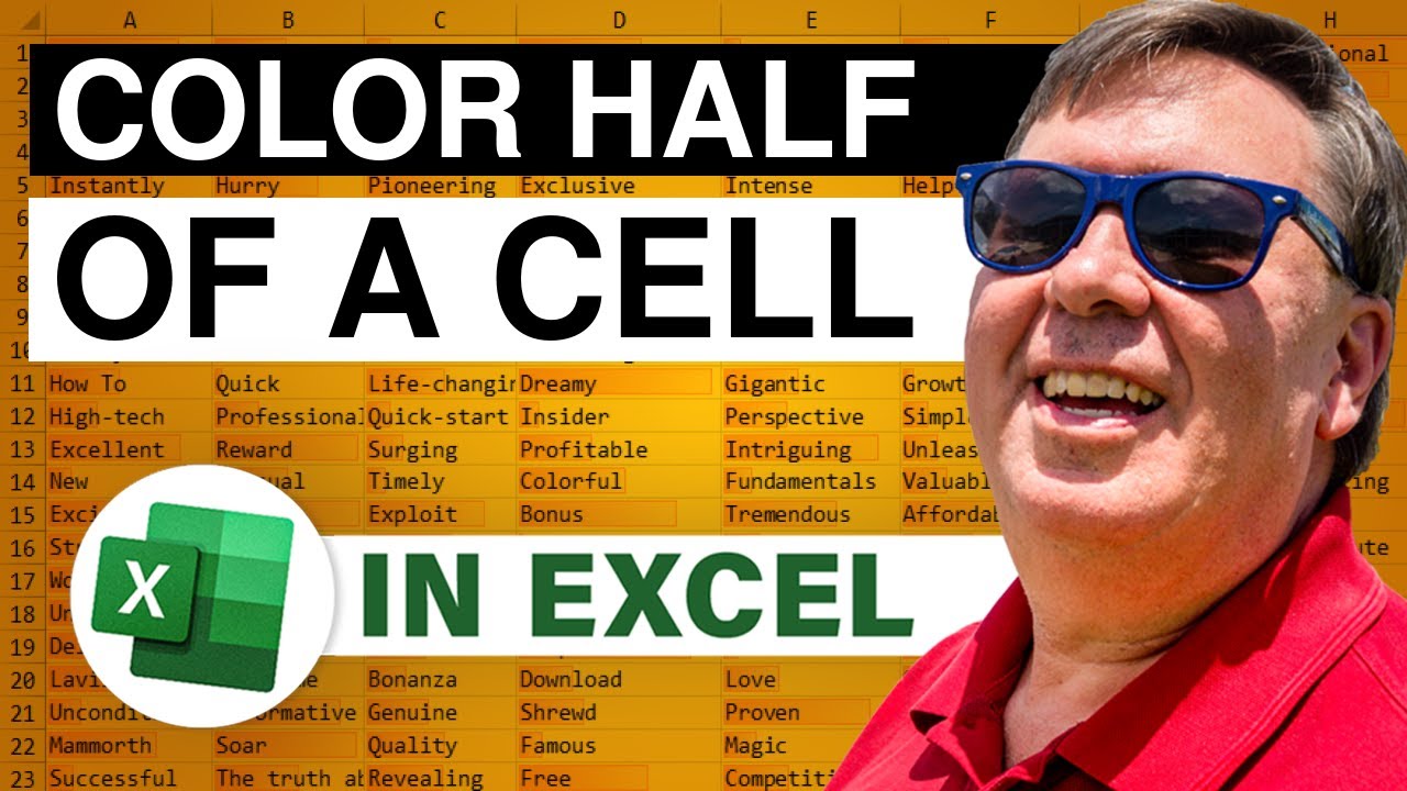 Excel Shade Diagonal Half Of A Cell Episode 905 YouTube excel-shade-diagonal-half-of-a-cell-episode-905-youtube