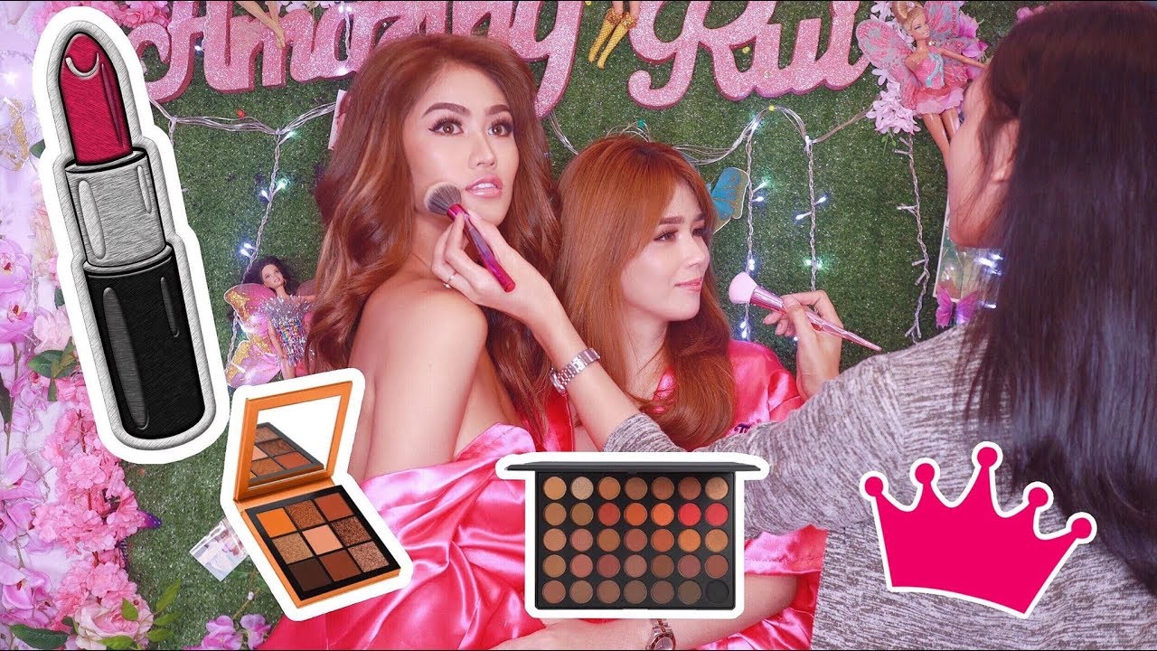 MAKE UP SESSION WITH BEAUTY VLOGGER & OTHER QUEENS - YouTube