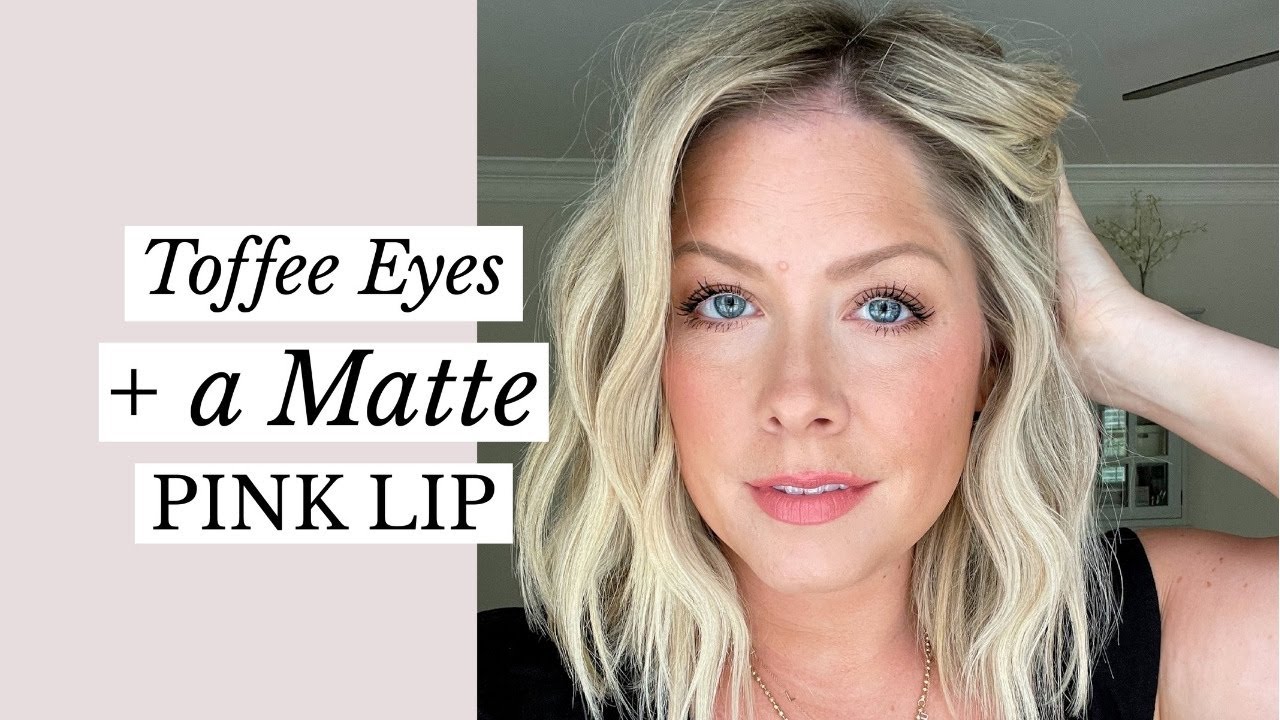 Toffee Eyes and a Pink Matte Lip - YouTube