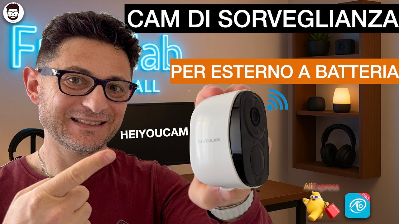 HEIYOUCAM–LA VIDEOCAMERA DI SORVEGLIANZA ESTERNA A SOLI 20€ CHE TI ...