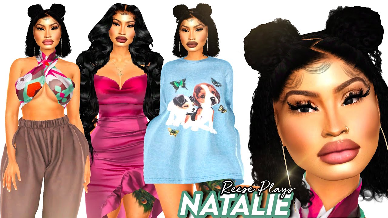 Sims 4 CAS | Natalie | Sim Download | ENTIRE CC FOLDER | Black/Urban ...
