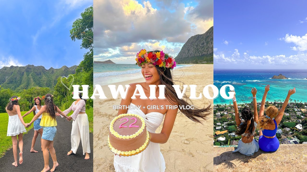 HAWAII VLOG 𓆉 | hiking, snorkeling, beach days, luau and more! - YouTube