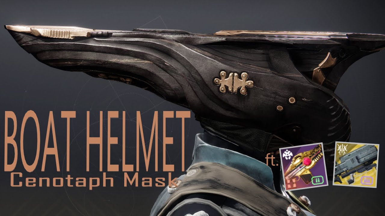 BOAT HELMET! Cenotaph Mask Destiny 2 Season of the Deep - YouTube