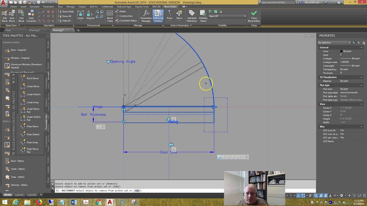 AutoCAD: Use Wipeouts for Doors and Window Blocks - YouTube