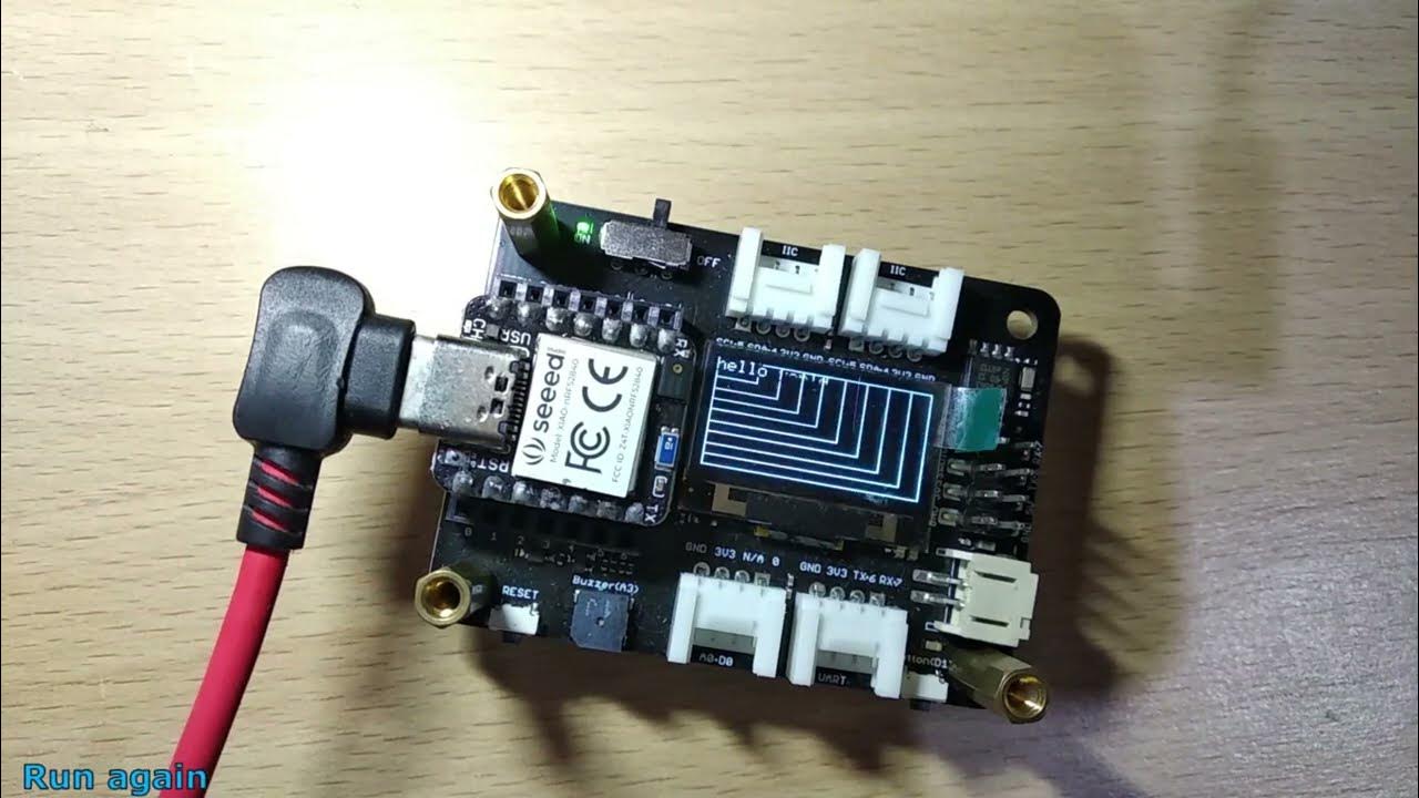 XIAO nRF52840 Sense/CircuitPython examples for SSD1306 I2C OLED (adafruit_ssd1306/adafruit ...