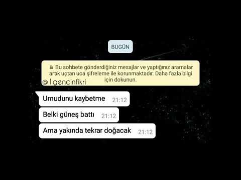 DUYGUSAL WHATSAPP MESAJLARI😢