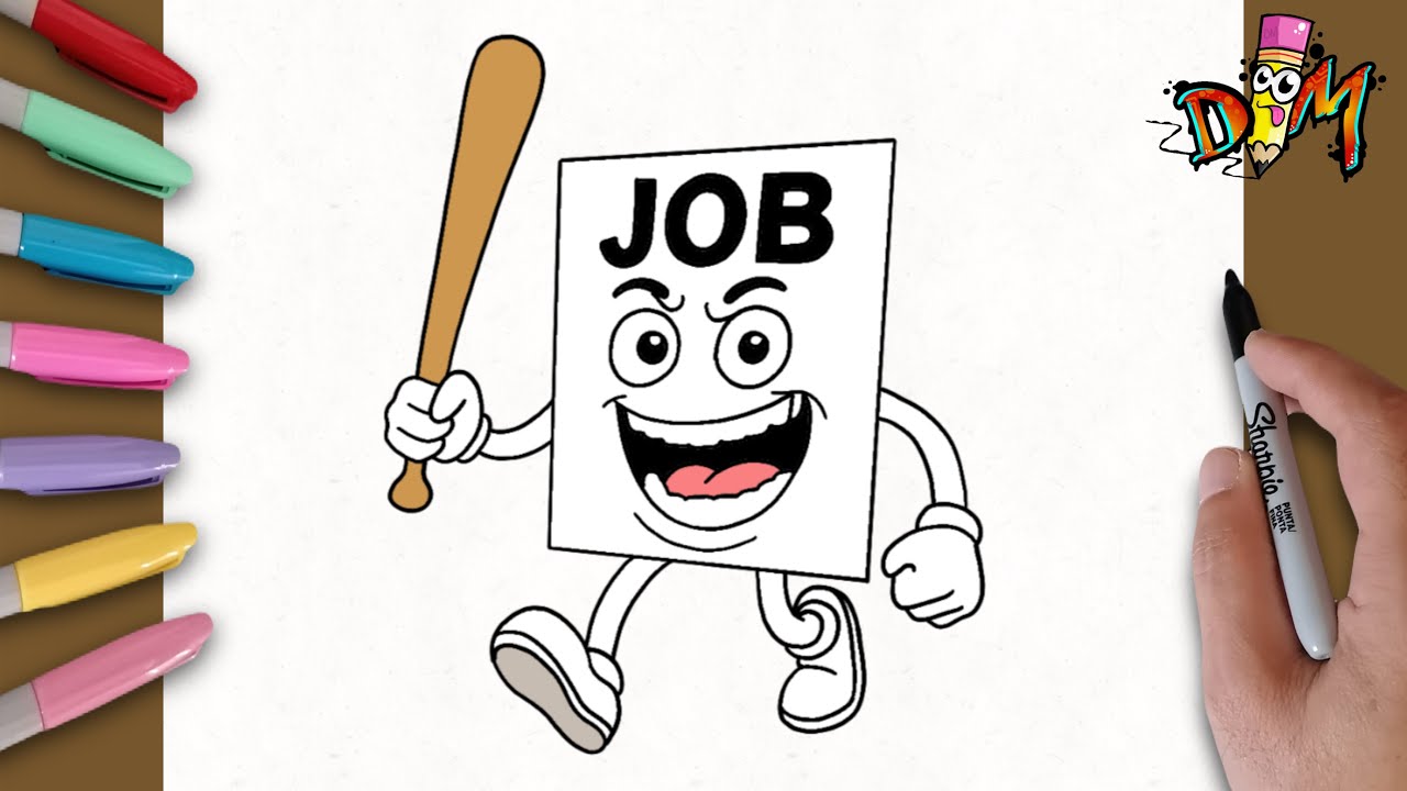 Easy Draw ( JOB JOB JOB SAHUR ) Italian Brainrot | como dibujar ...