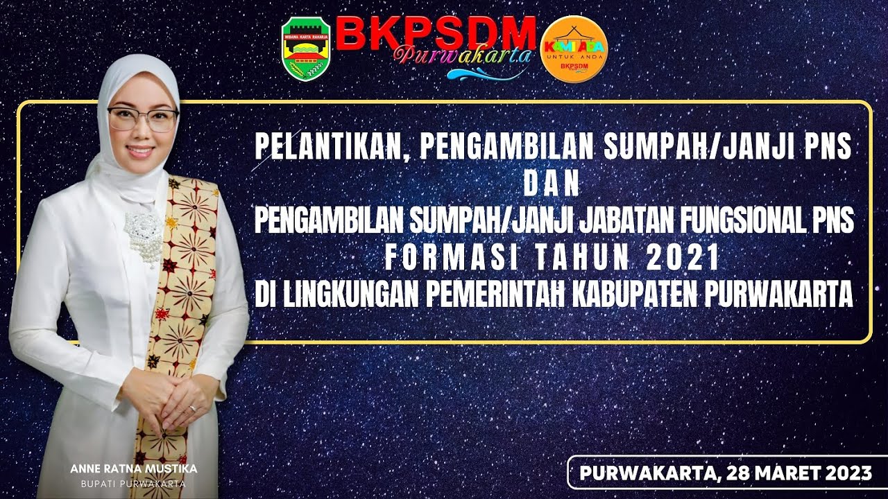 Video BG Pelantikan, Pengambilan Sumpah/Janji PNS & Pengambilan Sumpah ...