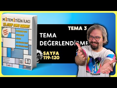 10  Sınıf Matematiğin İlacı | 119-120 Sayfa | Tema 3 Değerlendirme Test 1 | Maarif Model