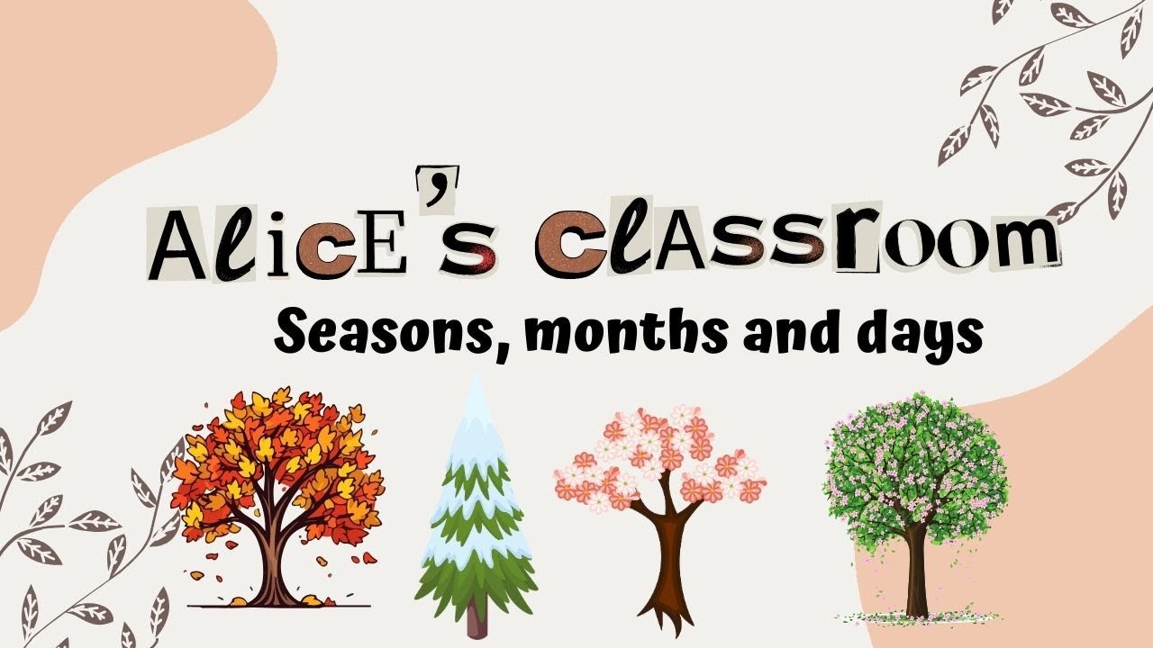 Turkish: Seasons, months, days *my favourite season/month/day is - YouTube