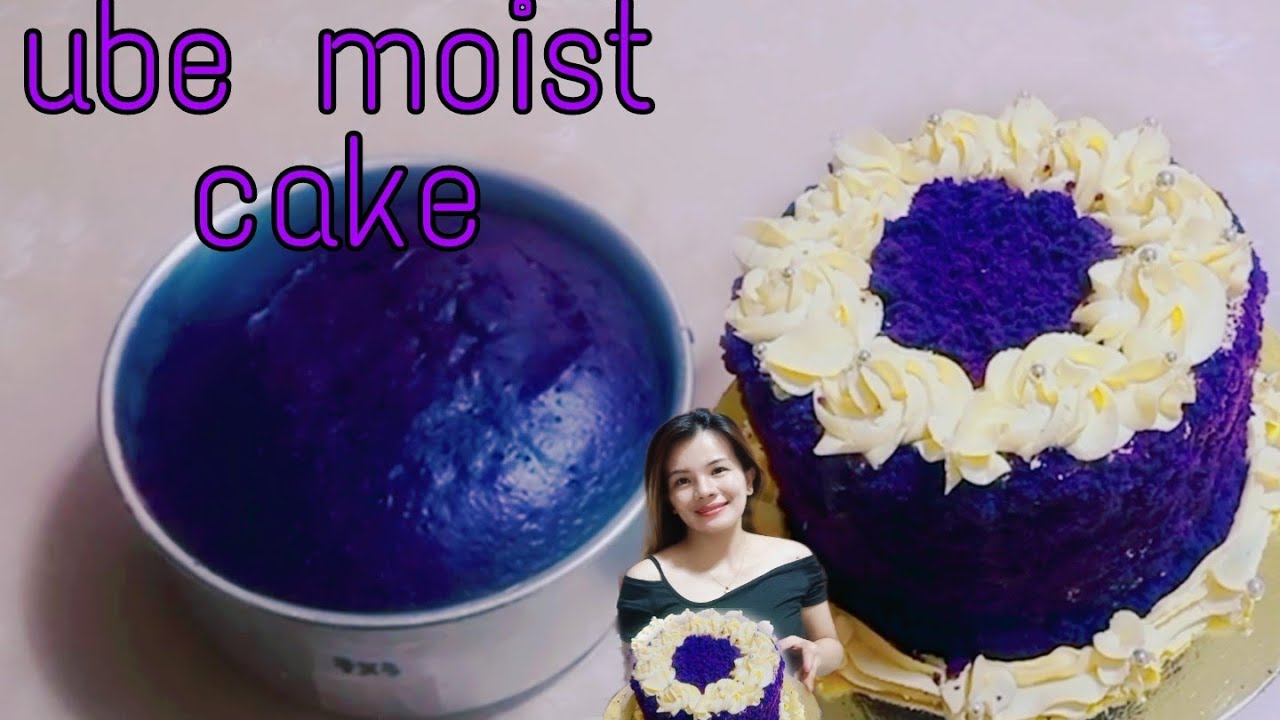 ube moist cake recipe/easy moist cake recipe/steamed ube cake - YouTube