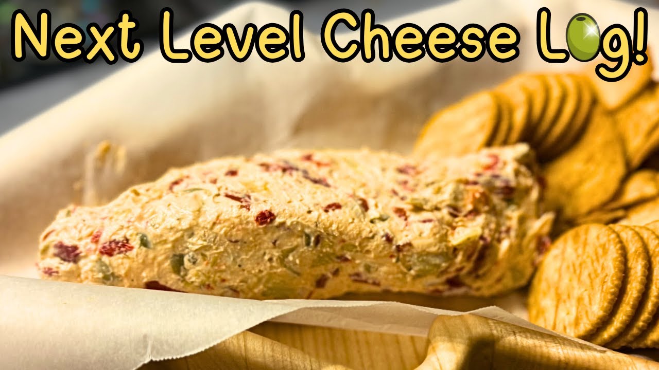 How to Make a Classic Cheese Log with an Antipasto Twist! - YouTube