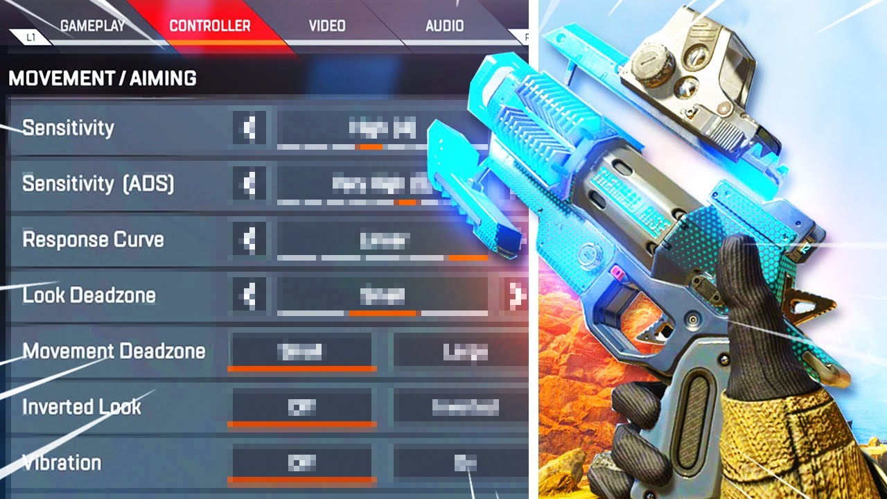 BEST CONSOLE SETTINGS in APEX LEGENDS (BEST SEASON 1 CONSOLE SETTINGS ...