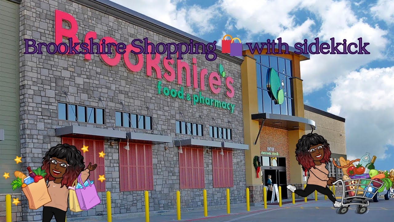 Brookshire Shopping 🛍 with sidekick - YouTube