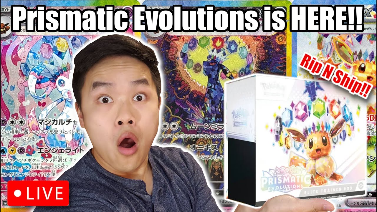 🔴 LIVE - PRISMATIC EVOLUTIONS - OP09 TCG - FINAL FANTASY TCG - DUCKY ...