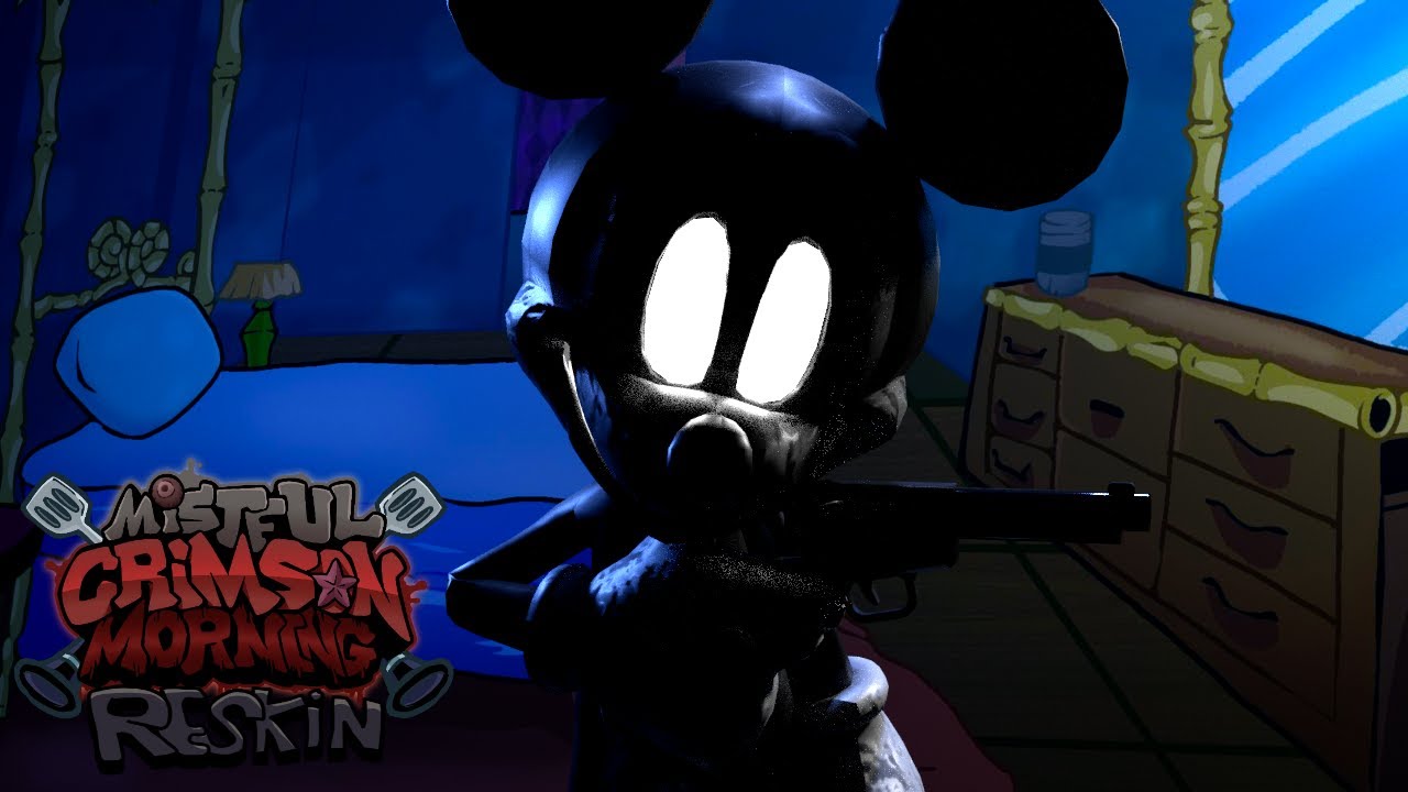 FNF || Mistful crimson morning reskin || Mist || - YouTube