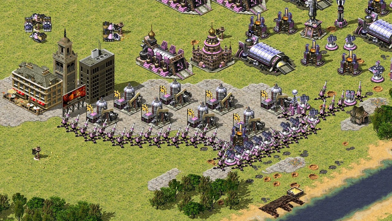 Red Alert 2 | Extra hard AI | 7 vs 1 | Great Britain vs 7 soviet - YouTube